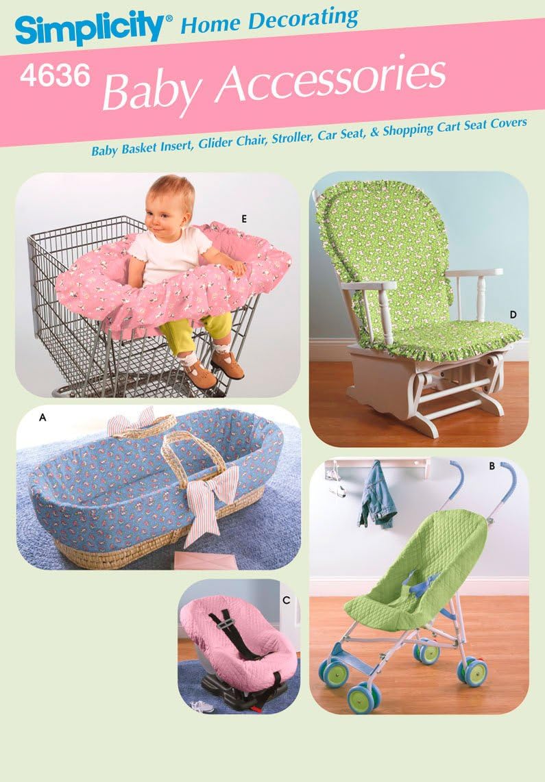 Amazon.com: Simplicity 4636 Baby Accessories -Baby Basket Insert ...