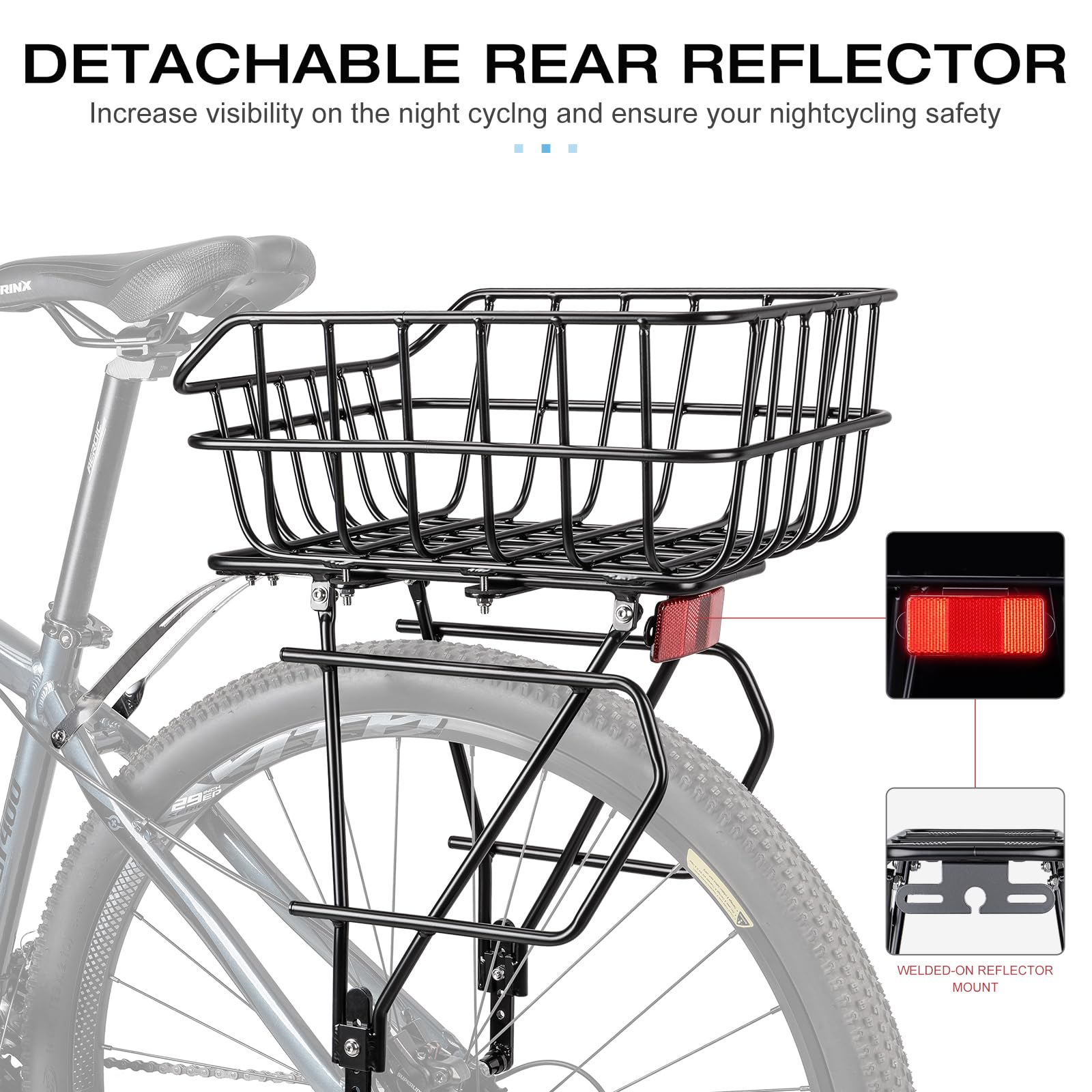 Snapklik.com : CXWXC Rear Bike Rack