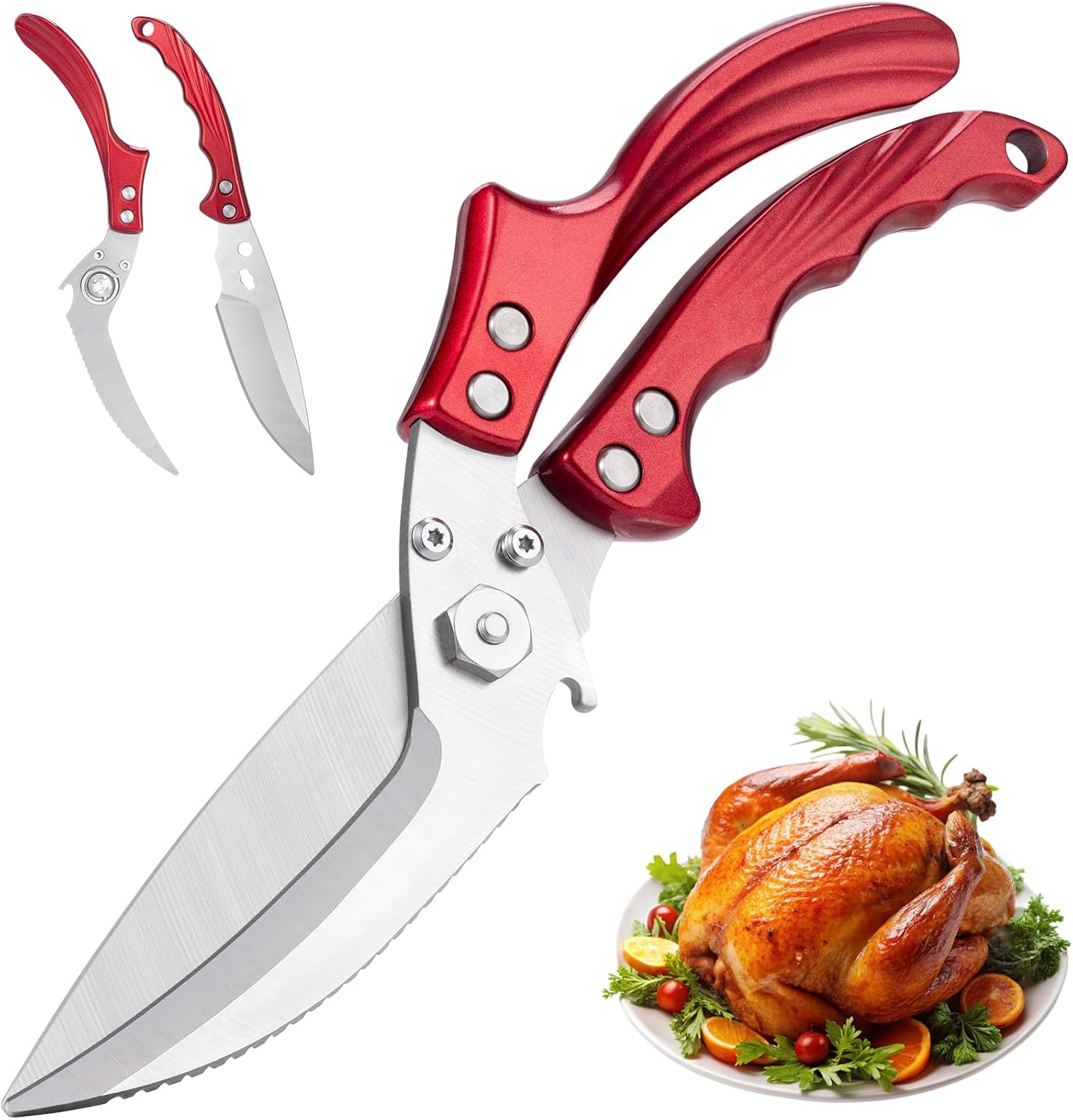 Amazon.com: Kitchen Shears Kitchen Scissors for Food - Heavy Duty ...