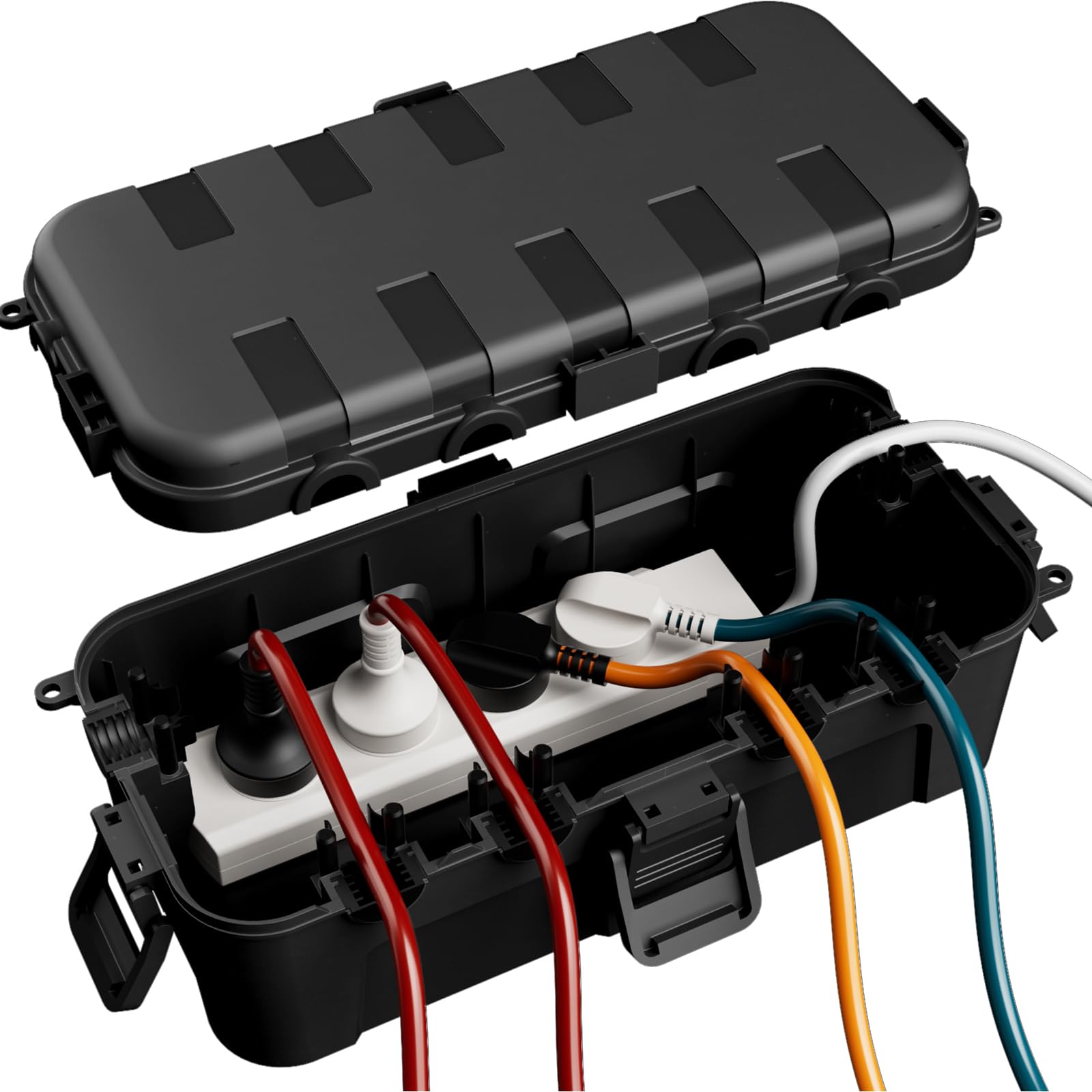 RESTMO Medium Outdoor Electrical Box (29x13.2x10cm), IP54 Waterproof ...