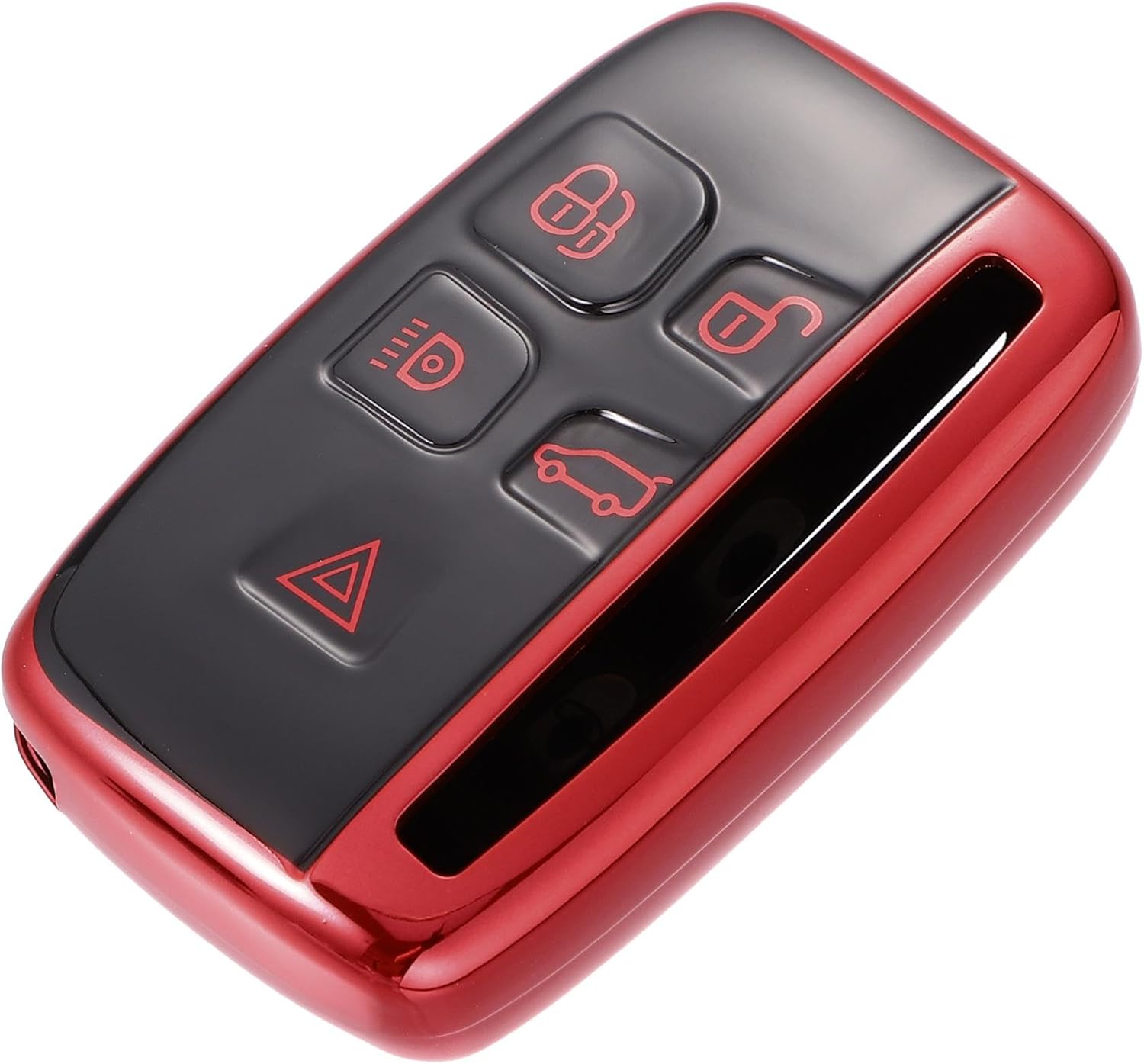 X AUTOHAUX Car Auto Key Fob Cover 5 Button Remote Key Fob Case ...