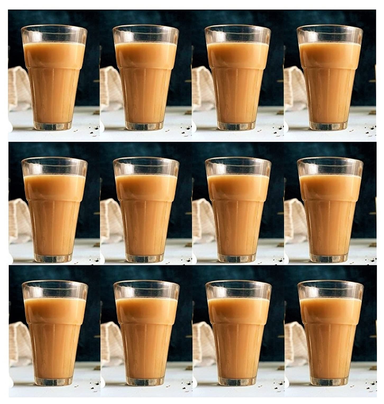 Buy Invy Chai Glass Desi Cutting Chai Glasses (100Ml) Set Of 12 ...