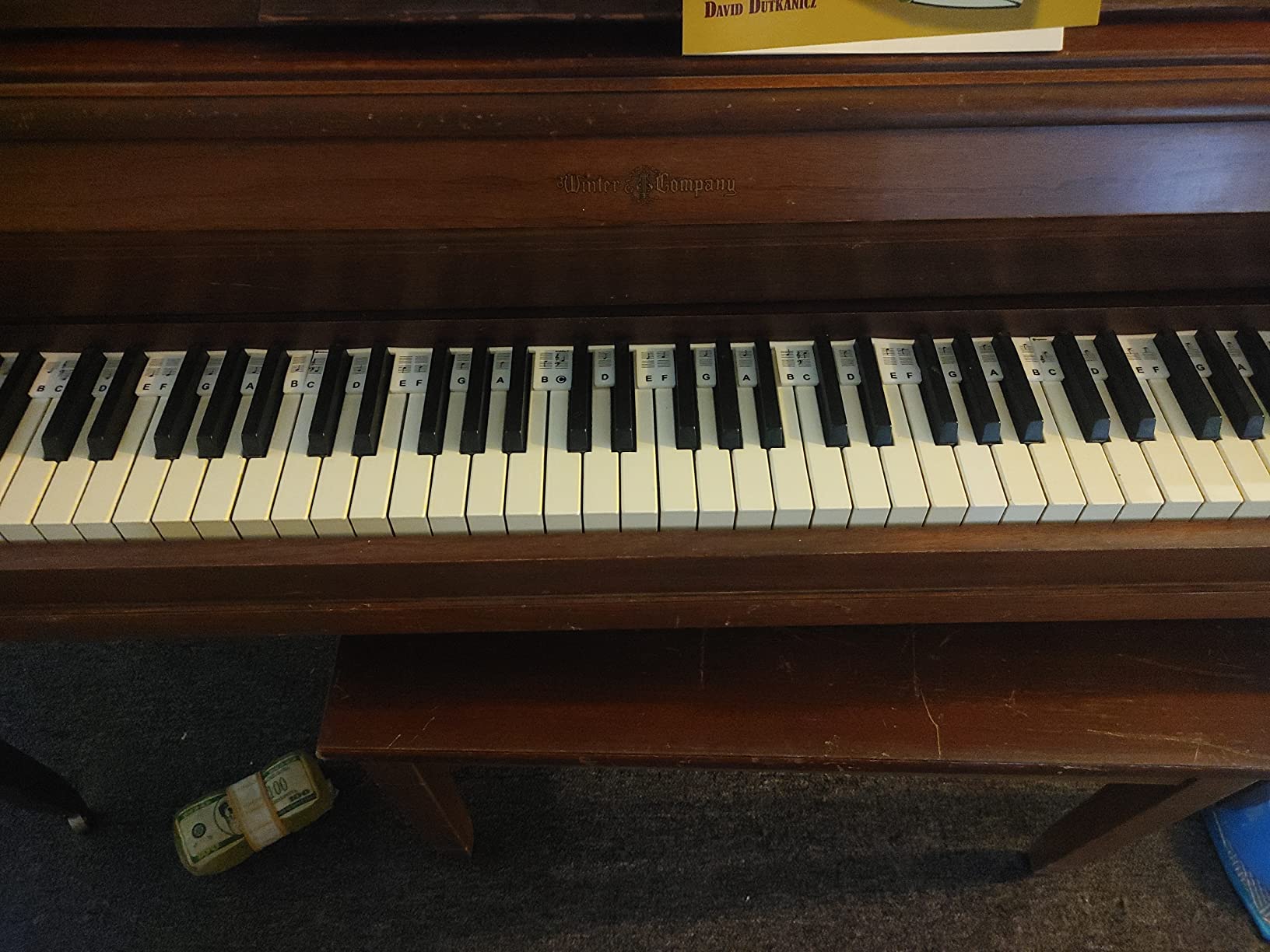 $1/mo - Finance Removable Piano Keyboard Note Labels - Piano Notes ...