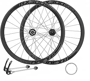 Amazon.com: Road Bike Disc Brake Carbon Fiber Wheelset Quick Release ...