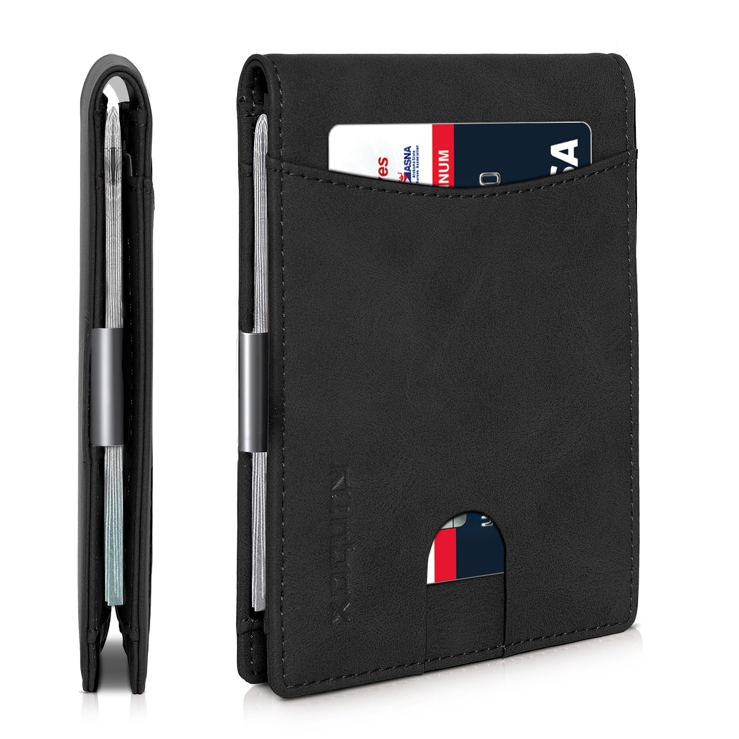 Snapklik.com : Slim Money Clip Wallets For Men RFID Blocking 11 Card ...