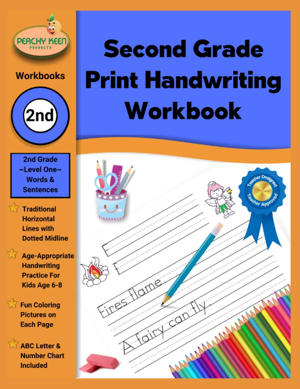 Buy Second Grade Print Handwriting Workbook With Traditional Horizontal buy-second-grade-print-handwriting-workbook-with-traditional-horizontal