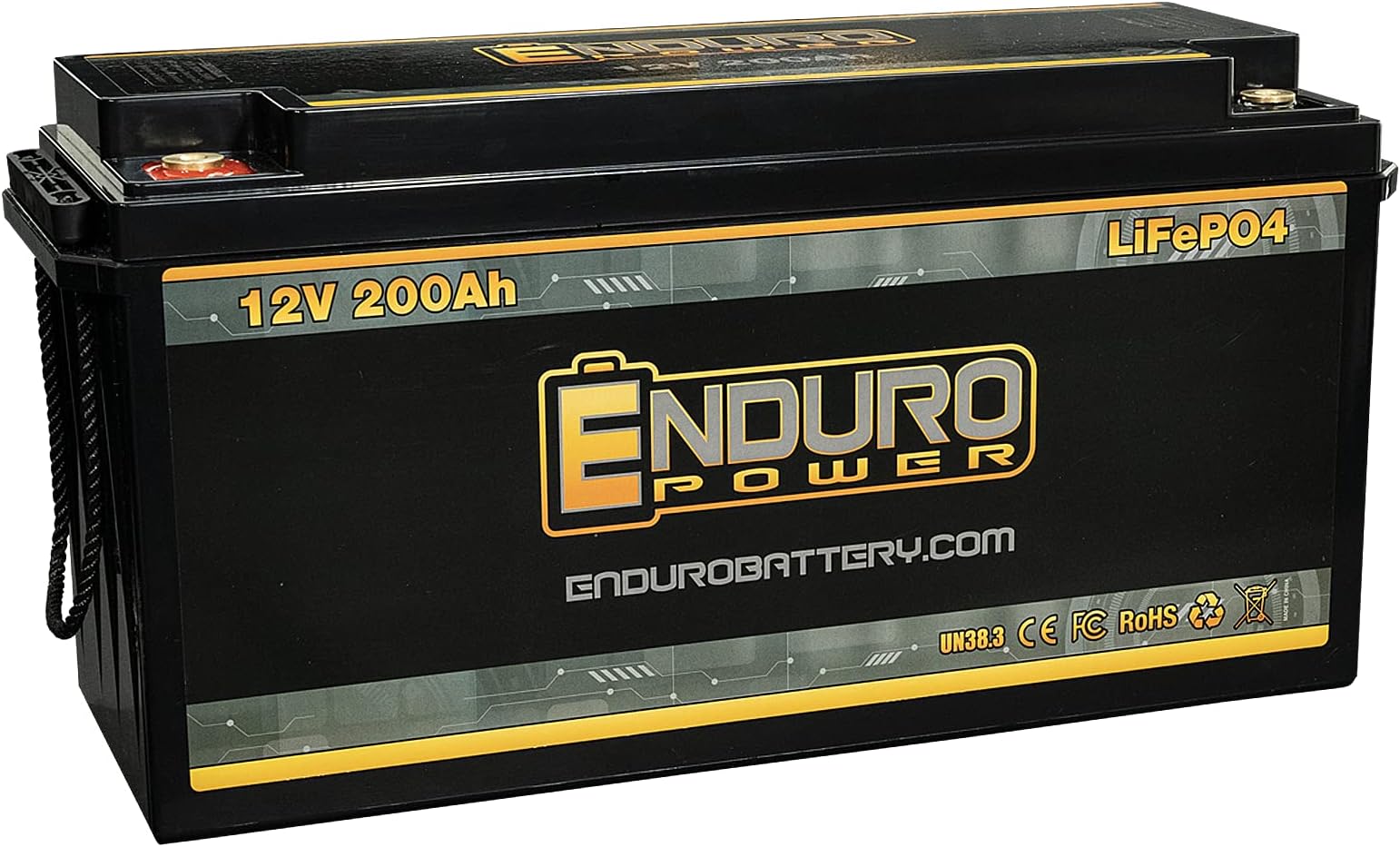 Amazon.com: Enduro Power 12V Lithium Battery - 200Ah Lightweight ...