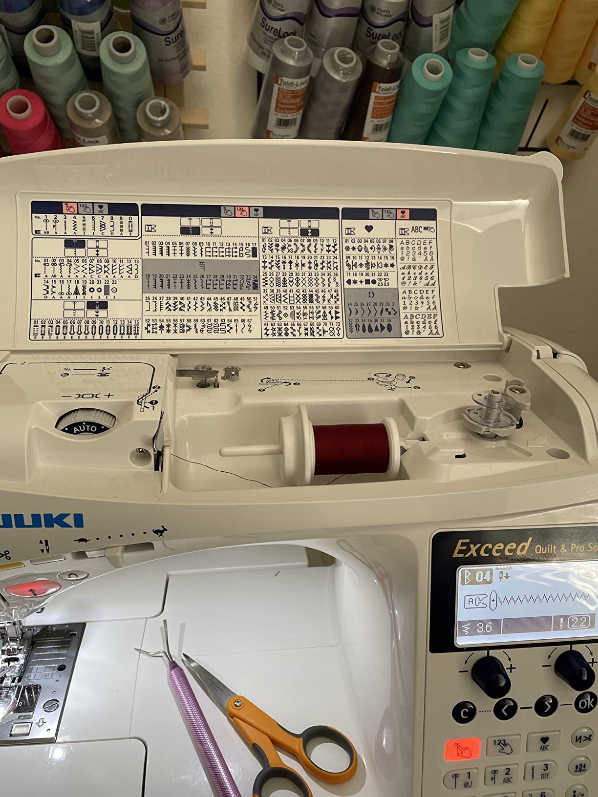 Juki Hzl-F600 Full Size Computer Sewing And Quilting Machine at Jessica ...