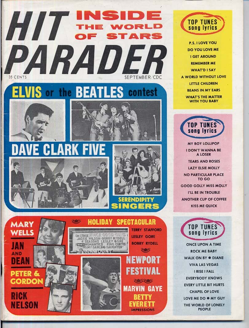 Hit Parader September 1964 C (Hit Parader Magazine): Jim: Amazon.com: Books