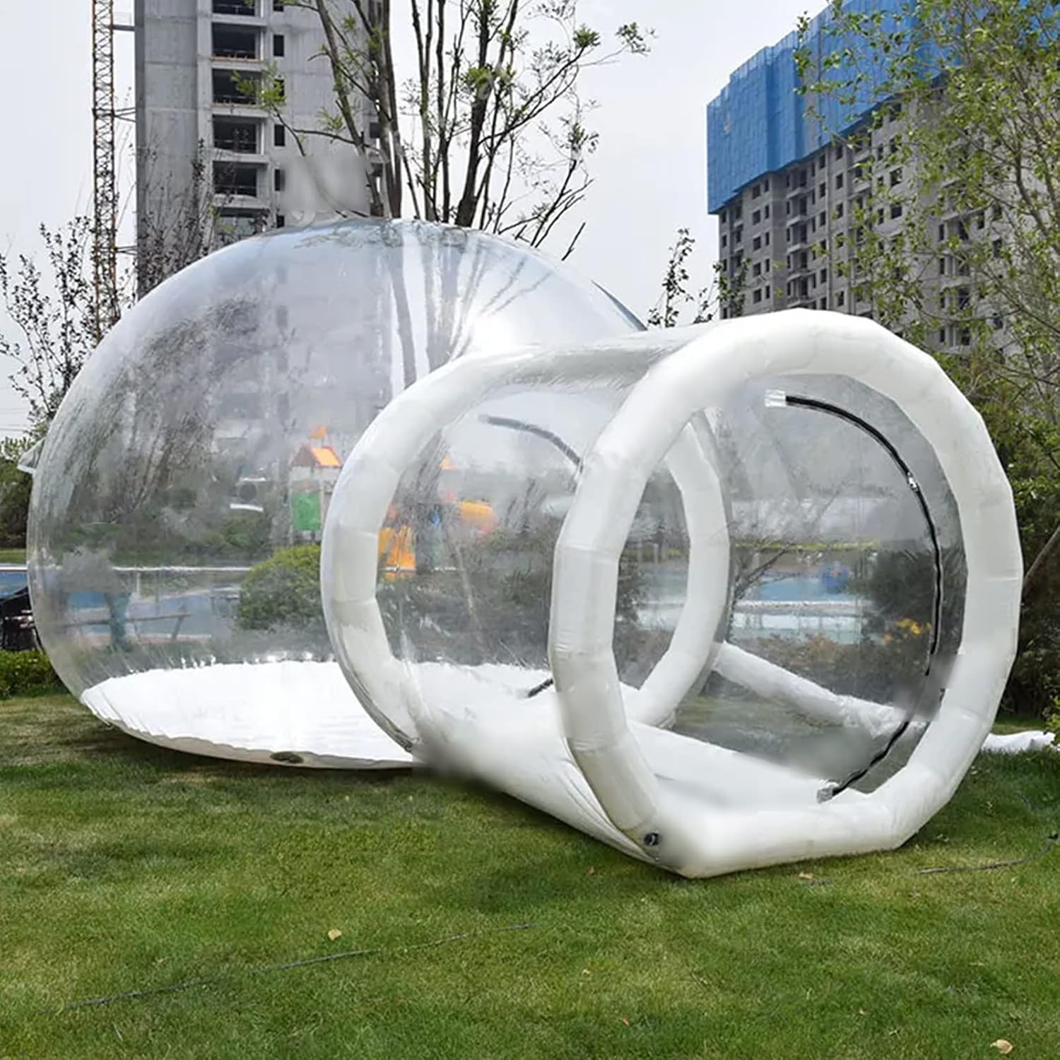 Amazon.com: FKKFUCI Inflatable Clear Bubble Tent 10Ft, Commercial Grade ...