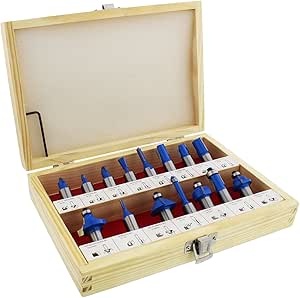 ABN 1/2in Shank Tungsten Carbide Router Bits for Woodworking - Wood ...