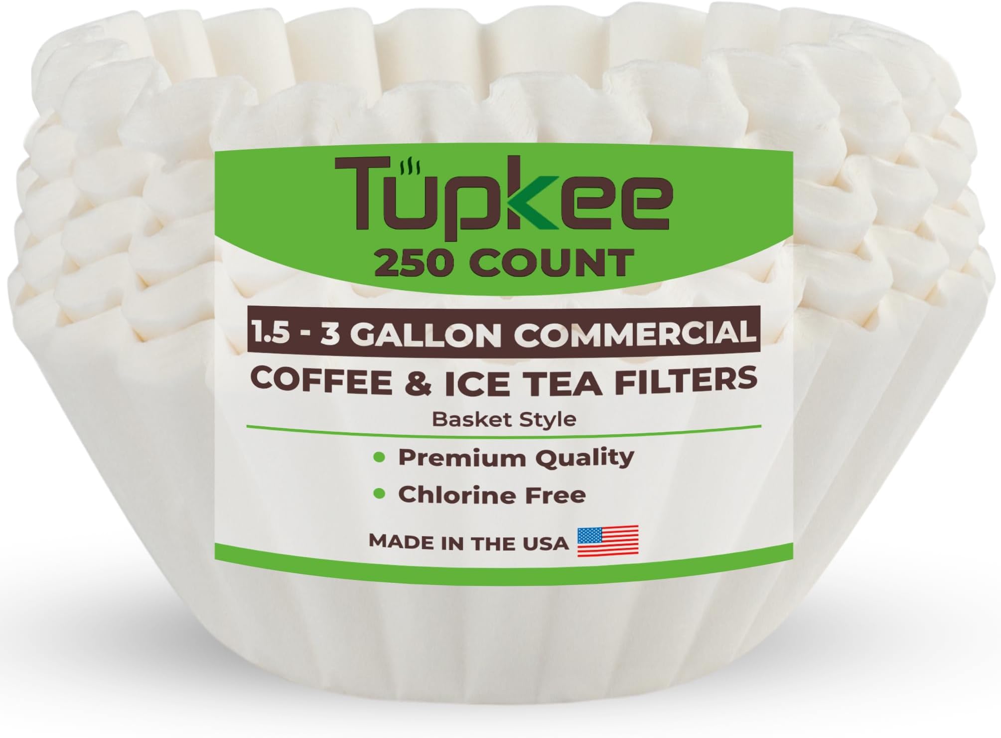 Amazon.com: Paper Coffee Filter Fits Batch Brewers - Size 13"x 5" - 500 ...