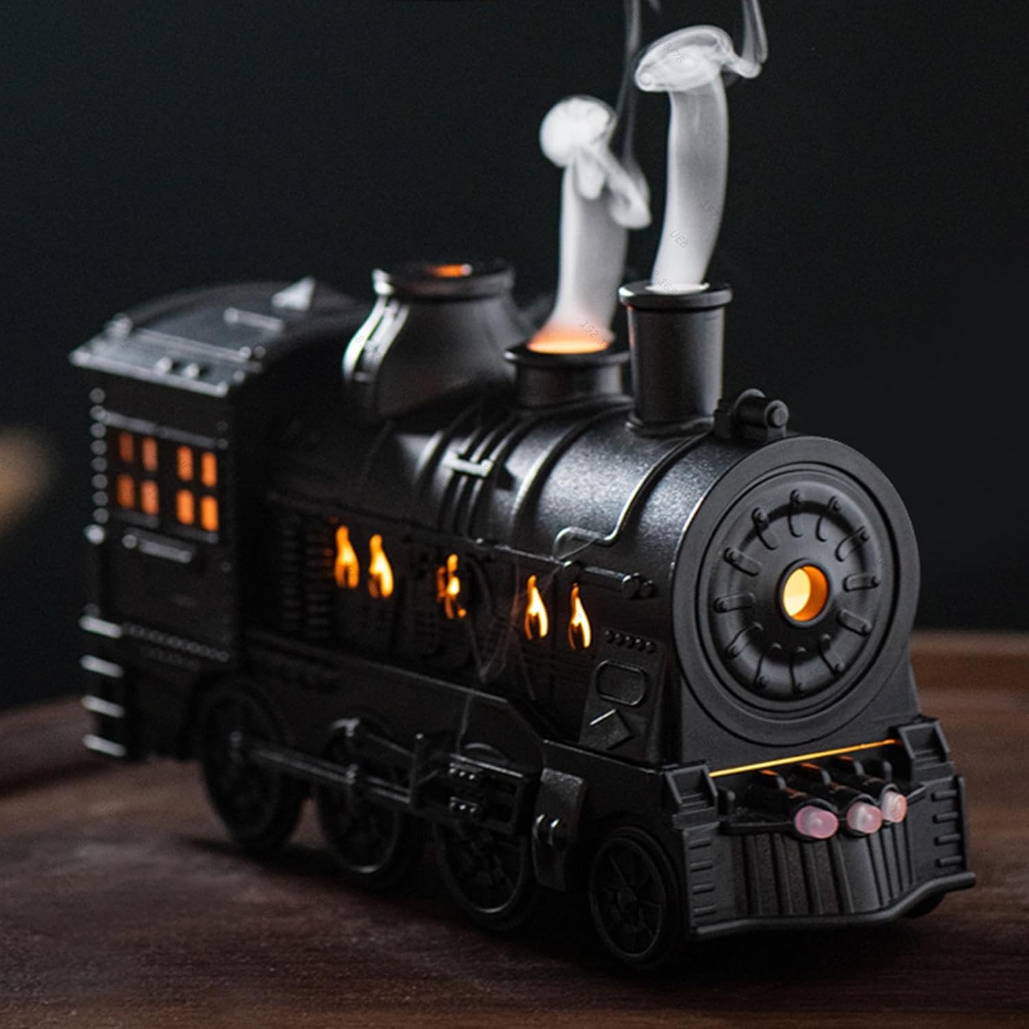 Amazon.com: Megele Christmas Train Diffusers for Essential Oils, 300ml Vintage Aroma Air Steam ...