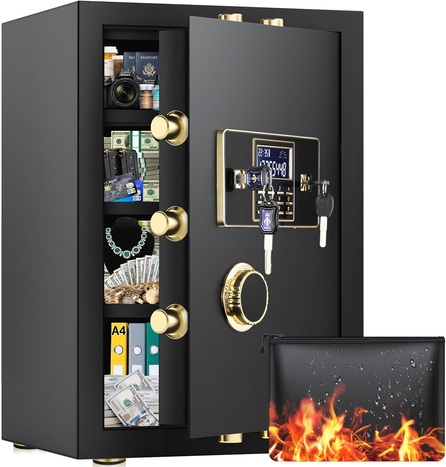 Amazon.com: SentrySafe Lock Boxes (SFW205UPC) fire chests,safes : Tools ...