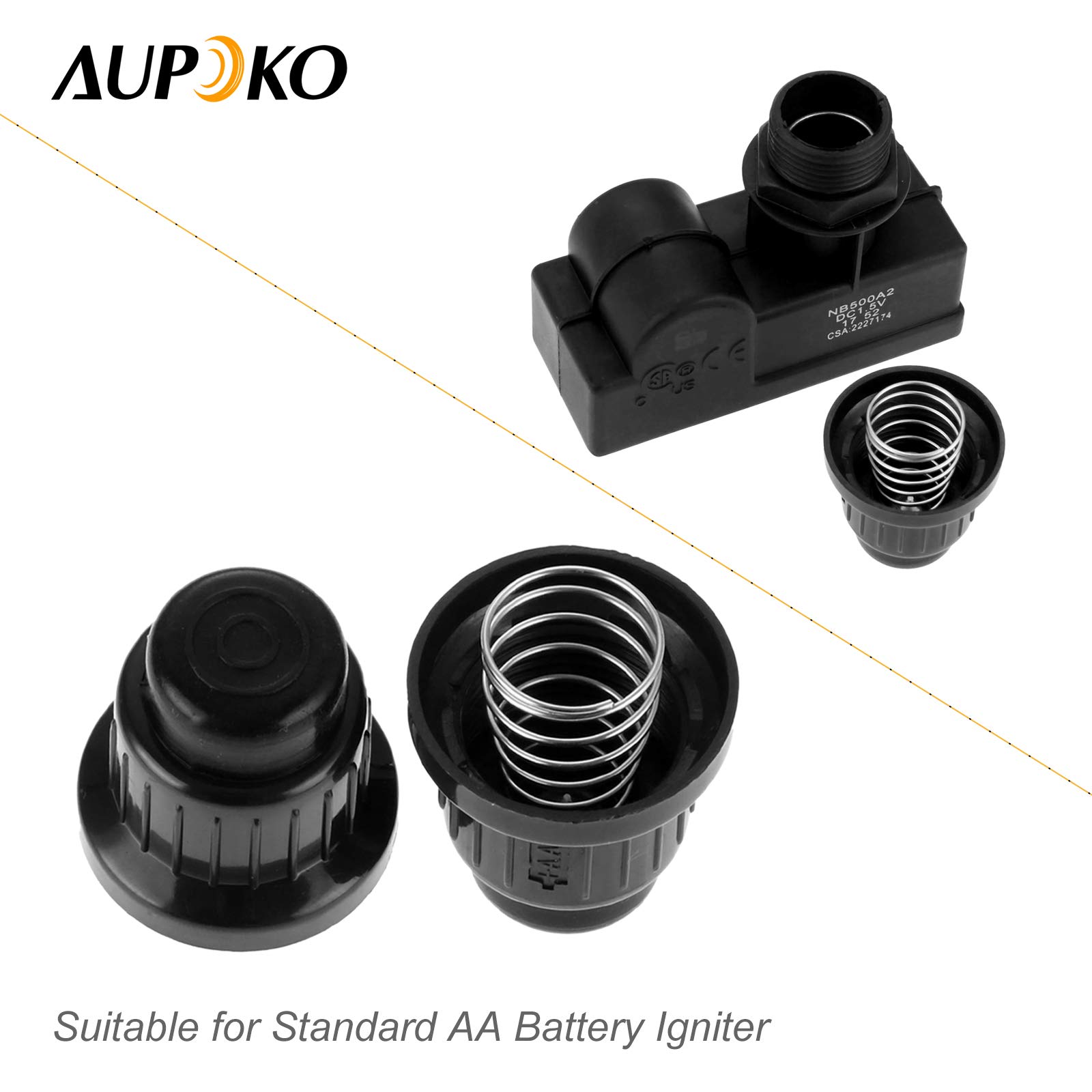 Snapklik.com : Aupoko AA Battery Push Button Igniter Ignitor Cap