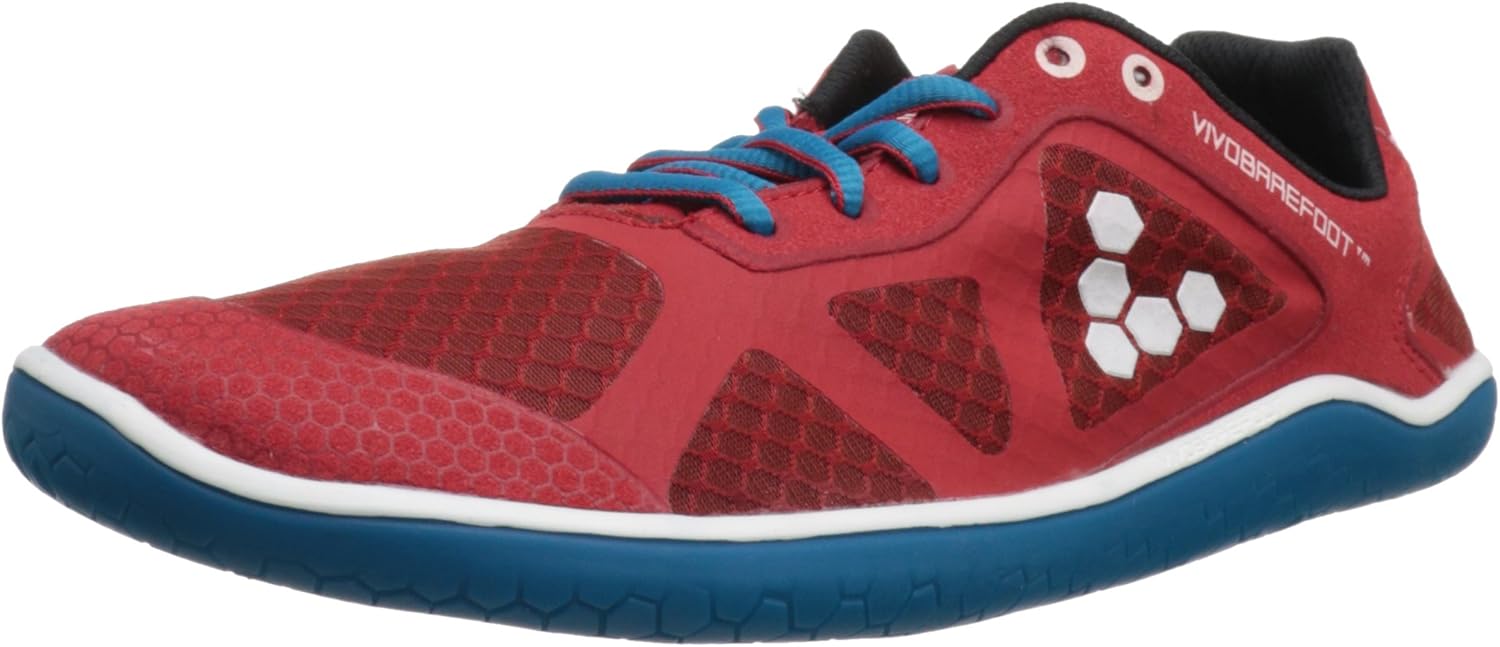 Amazon.com | Vivobarefoot Men's One Rubber M Running Shoe,Red/Blue,40 ...