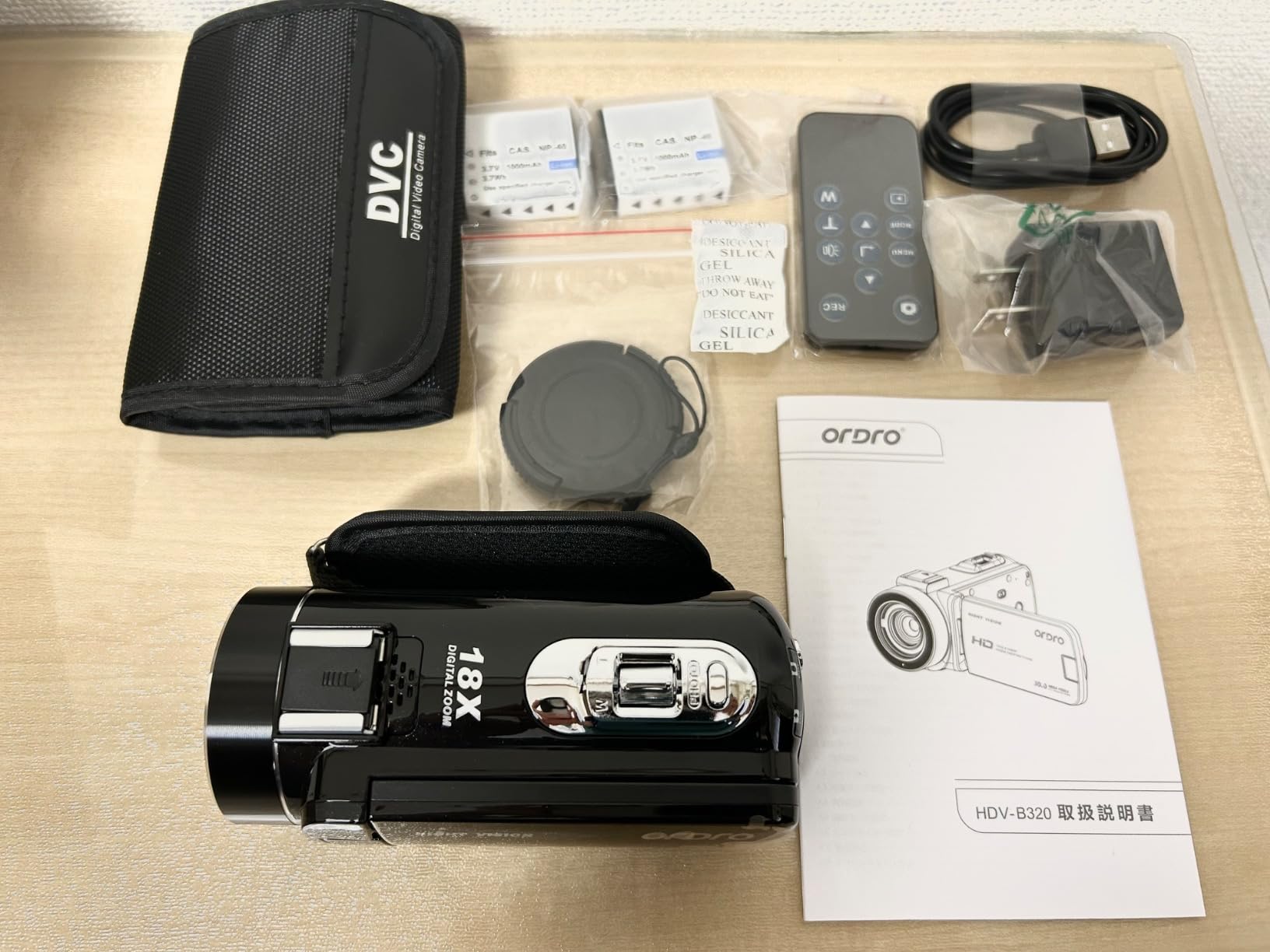 Amazon | ORDRO B320 ビデオカメラ 1080P 30 FPS レコーダ フルHD 30 MP 18 Xデジタルズームカメラ ...