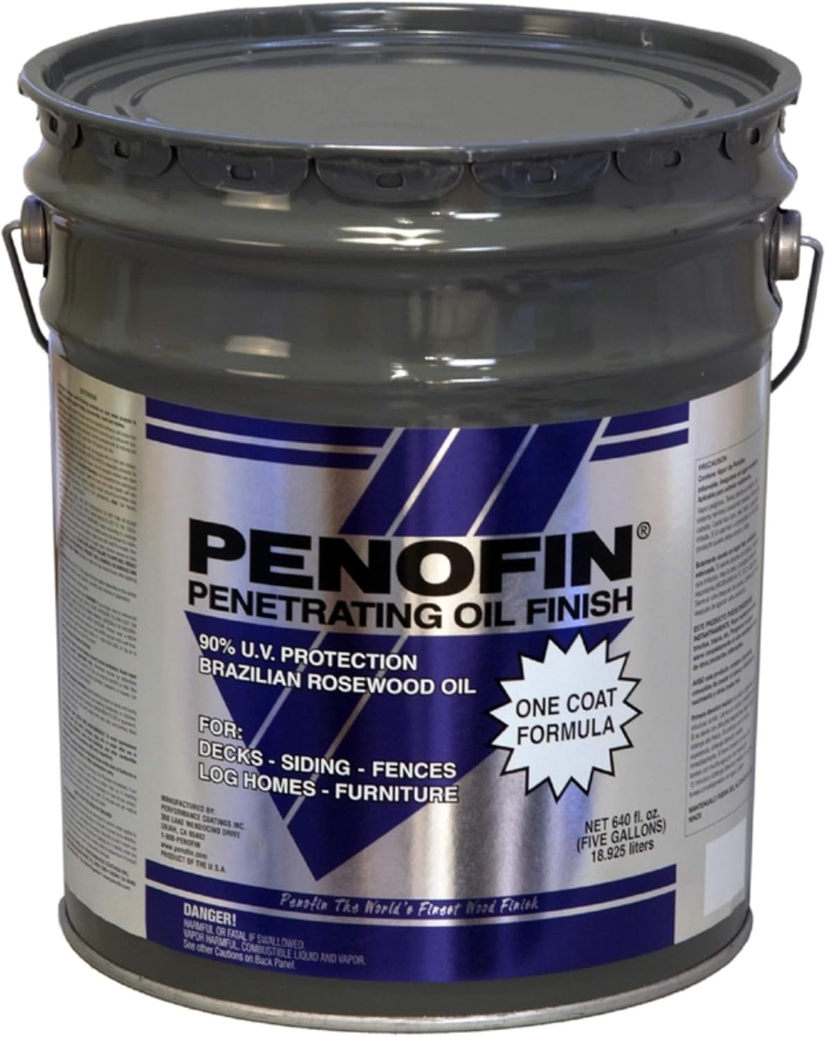 Amazon.com: Penofin Blue Semi-Transparent Chestnut Oil-Based ...