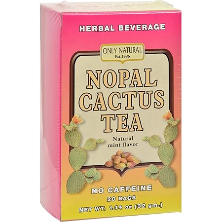 Amazon.com: Only Natural Nutritional Supplement, Nopal Cactus Tea, 20 ...