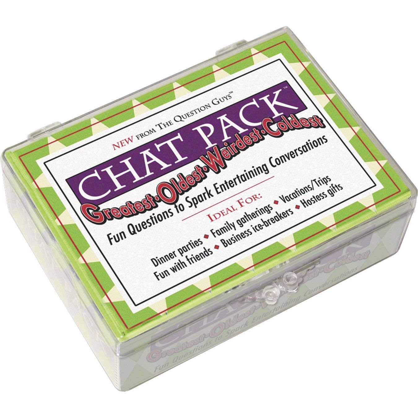 Amazon | Chat Pack Greatest-Oldest-Weirdest-Coldest: Fun Questions to ...