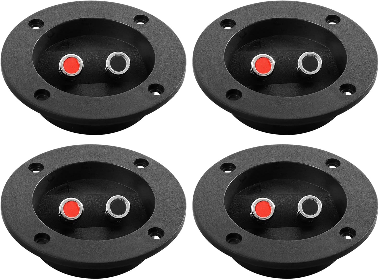 Amazon.com: Tongze 4PCS 3.5" Speaker Box Terminal Cup, Spring Round ...