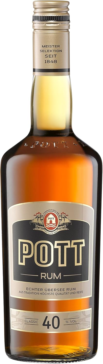 Pott Rum 40 % vol. (1 x 0,7 l) : Amazon.de: Lebensmittel & Getränke