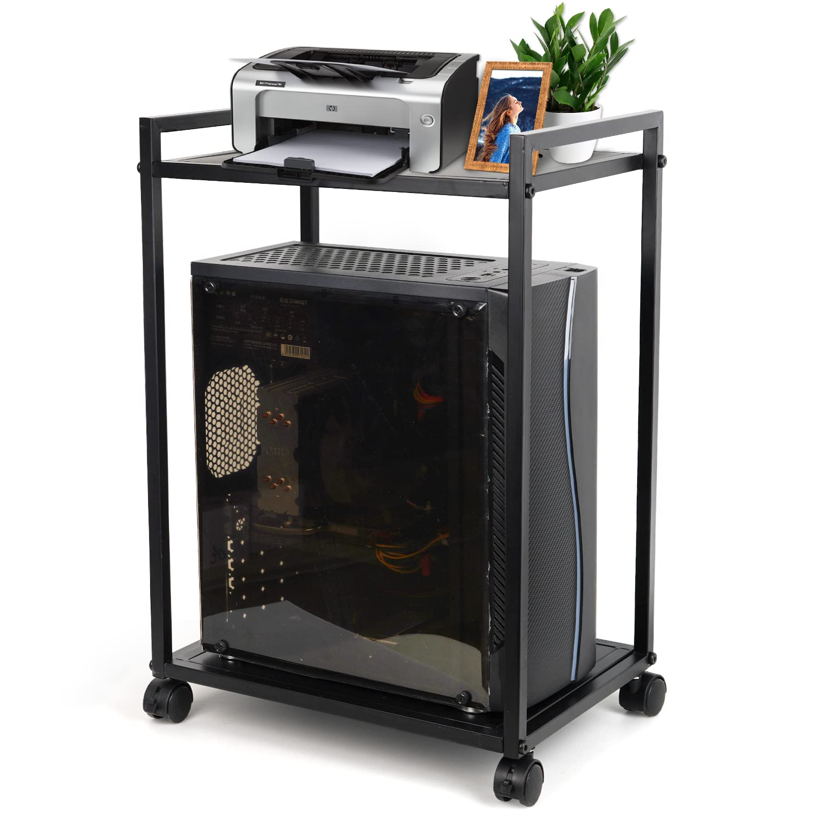 Buy LiitrtonComputer Tower Stand 2 Tier CPU Stand PC Stand With