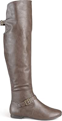 Amazon.com | Brinley Co Women's BARN Over The Knee Boot | Over-the-Knee