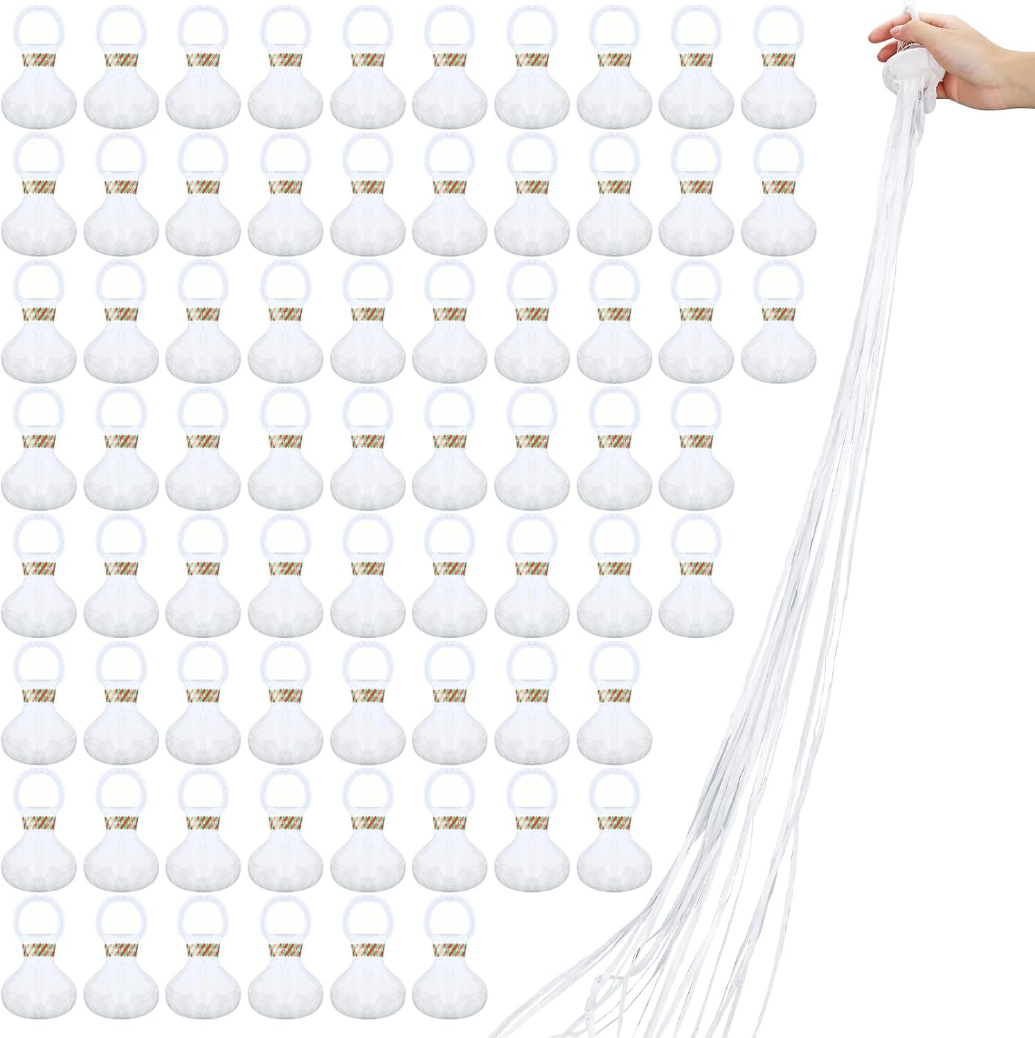 Amazon.com: Poen 150 Pcs Streamers Poppers - Hand Throw Streamers No ...