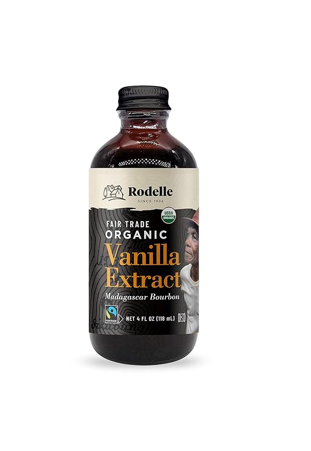 Amazon.com: Rodelle Fair Trade Organic Pure Vanilla Extract Gluten Free ...