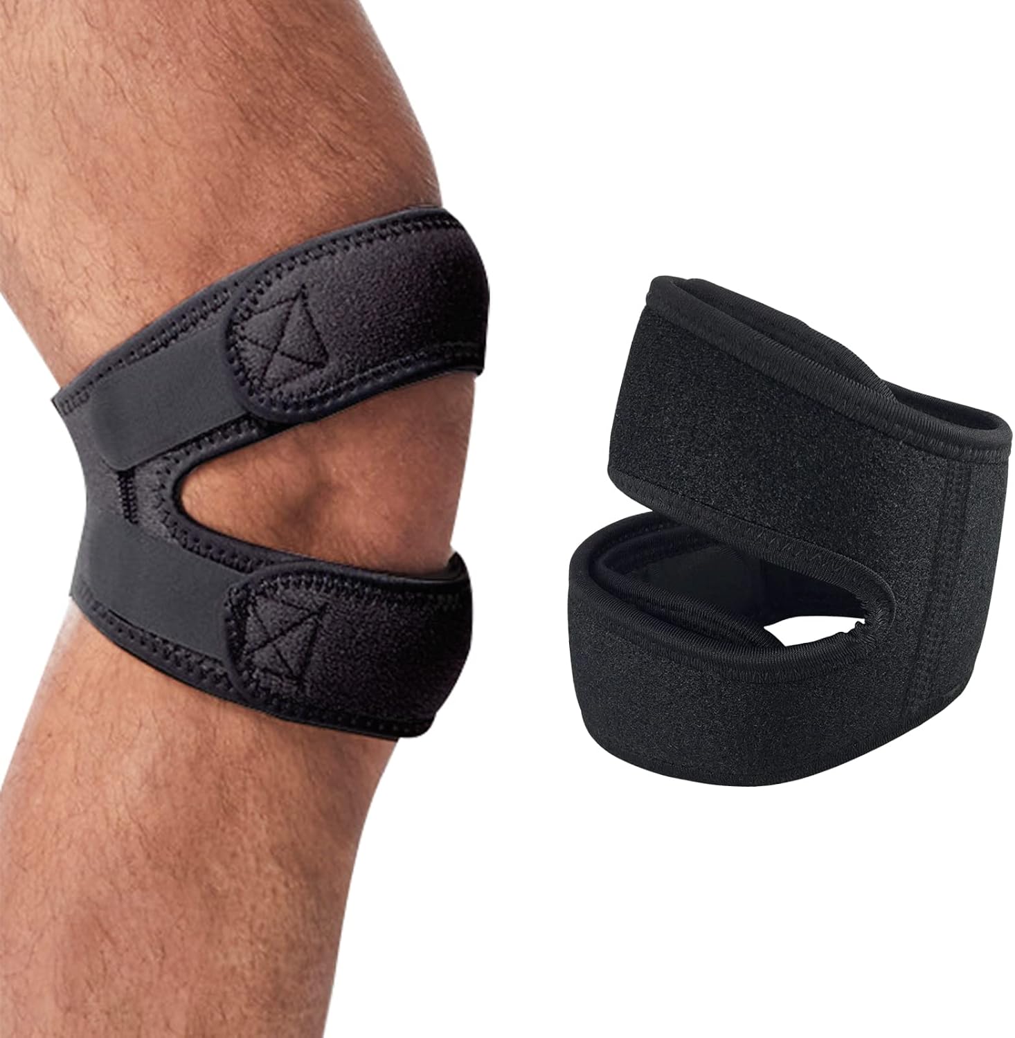 Rodillera Deportiva Adjustable, 1 Piezas Rodilleras Menisco y Ligamento ...