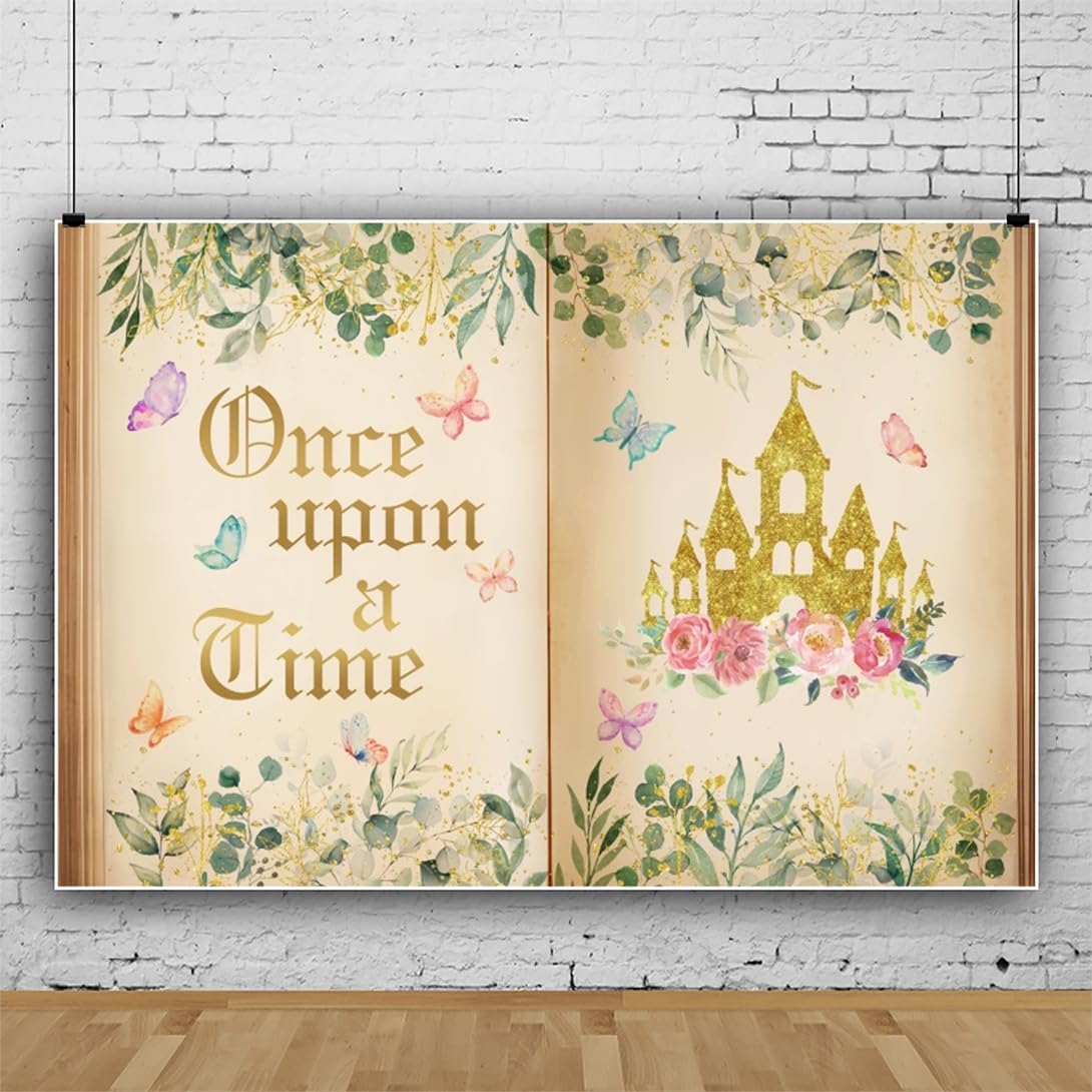 Amazon.com : 10x8ft Storybook Backdrop,Enchanted forest Fairy Tale ...