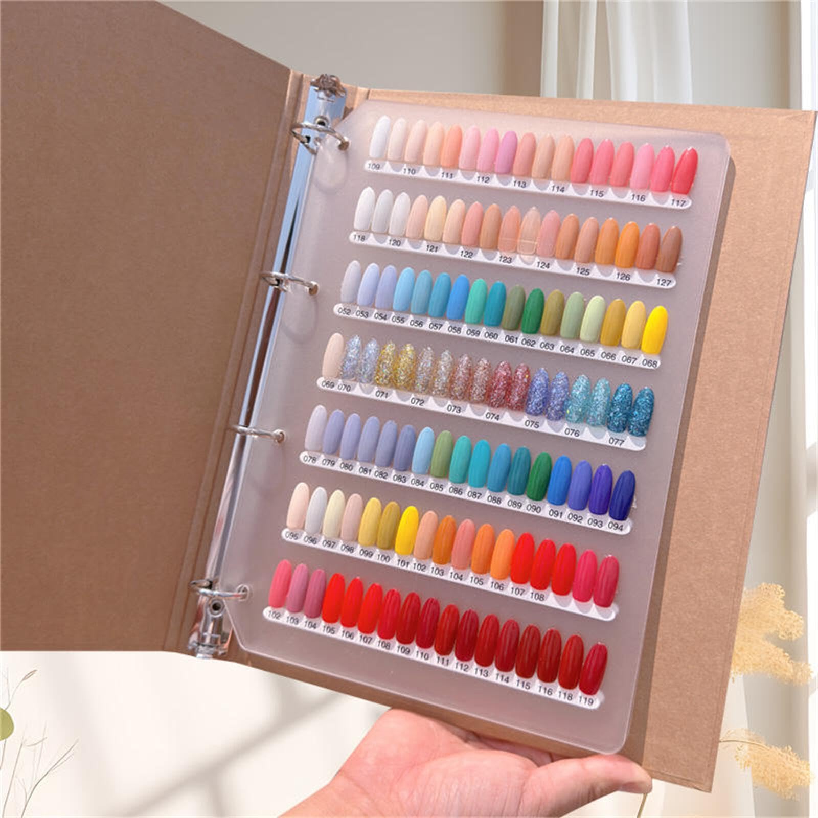 Amazon.com: Acycoin2A 357 Extra Large Press on Organizer Nail Storage ...