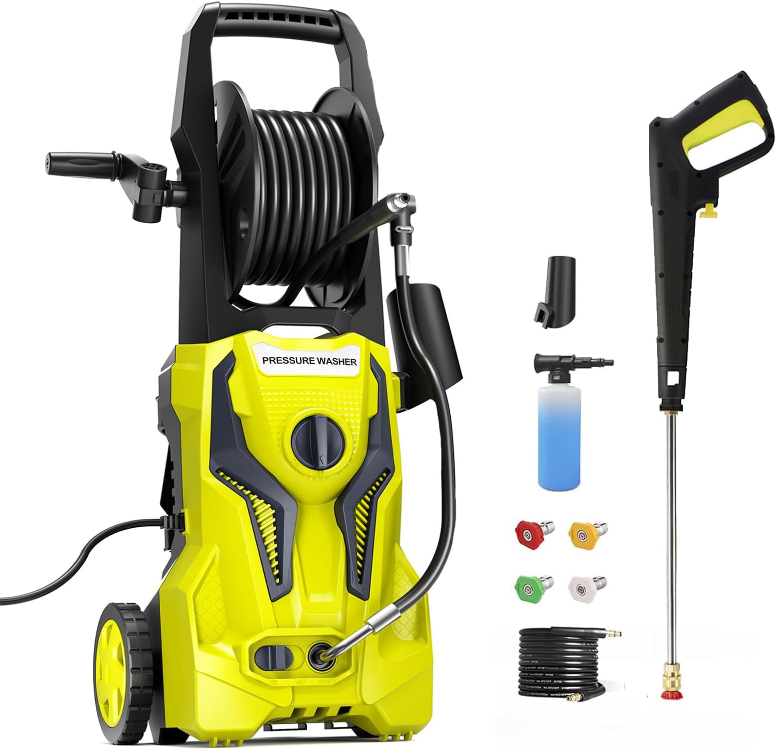 Amazon.com : Electric Pressure Washer, Foam Cannon, 4 Different ...