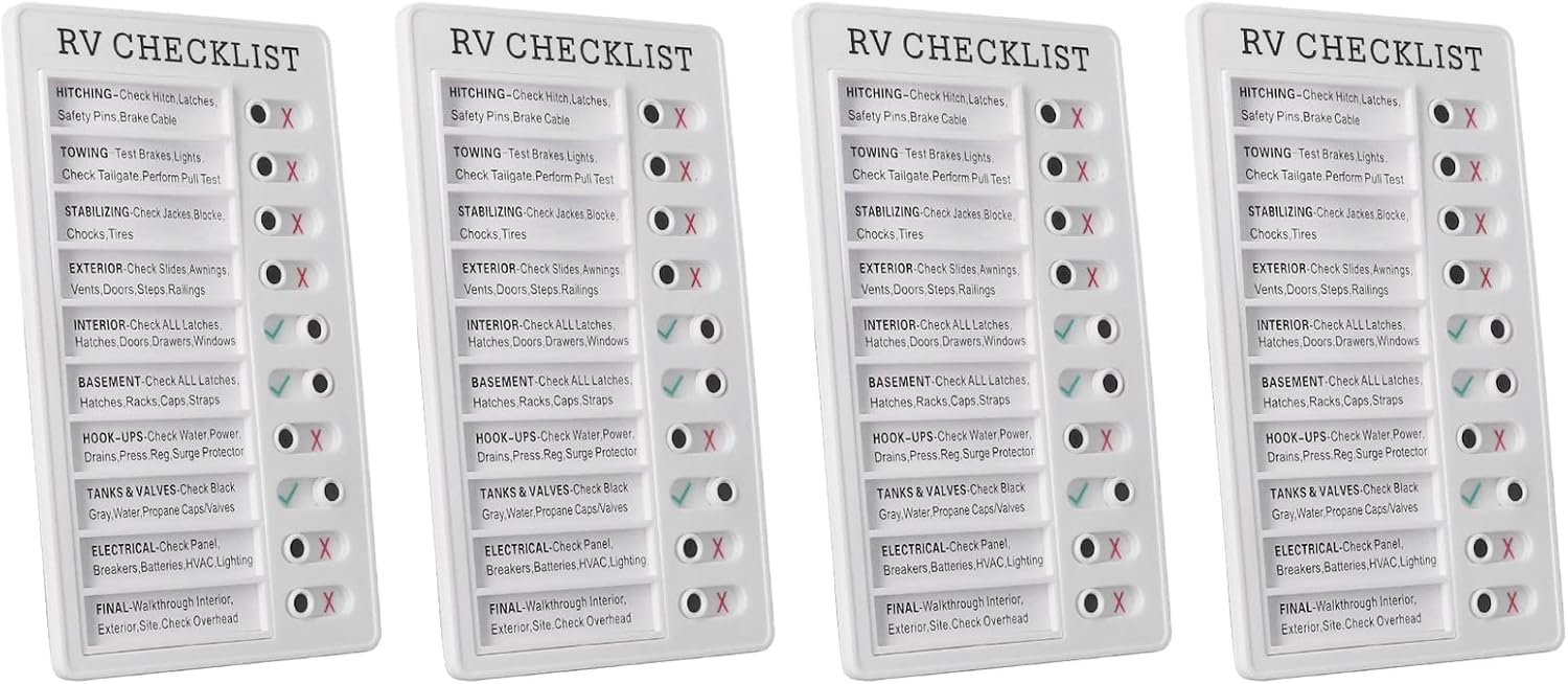 Amazon.com: Slide Button PVC Checklist Board Chore Chart for DIY ...