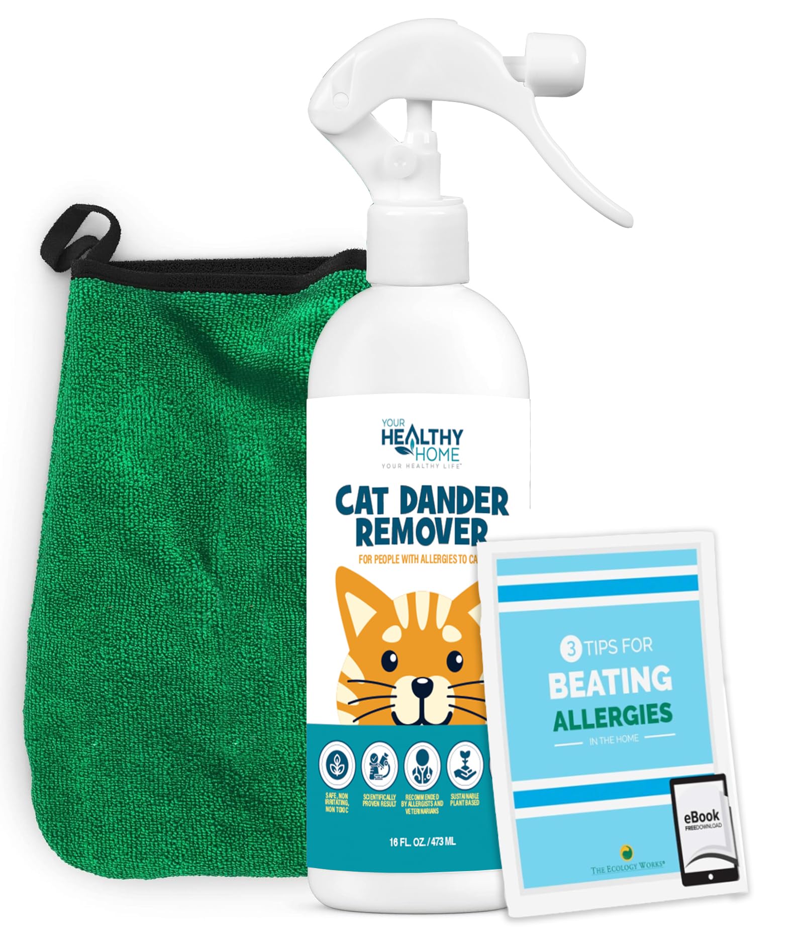 Amazon.com : Aloe Vera Free Cat Dander Remover - Pet Dander Allergy ...