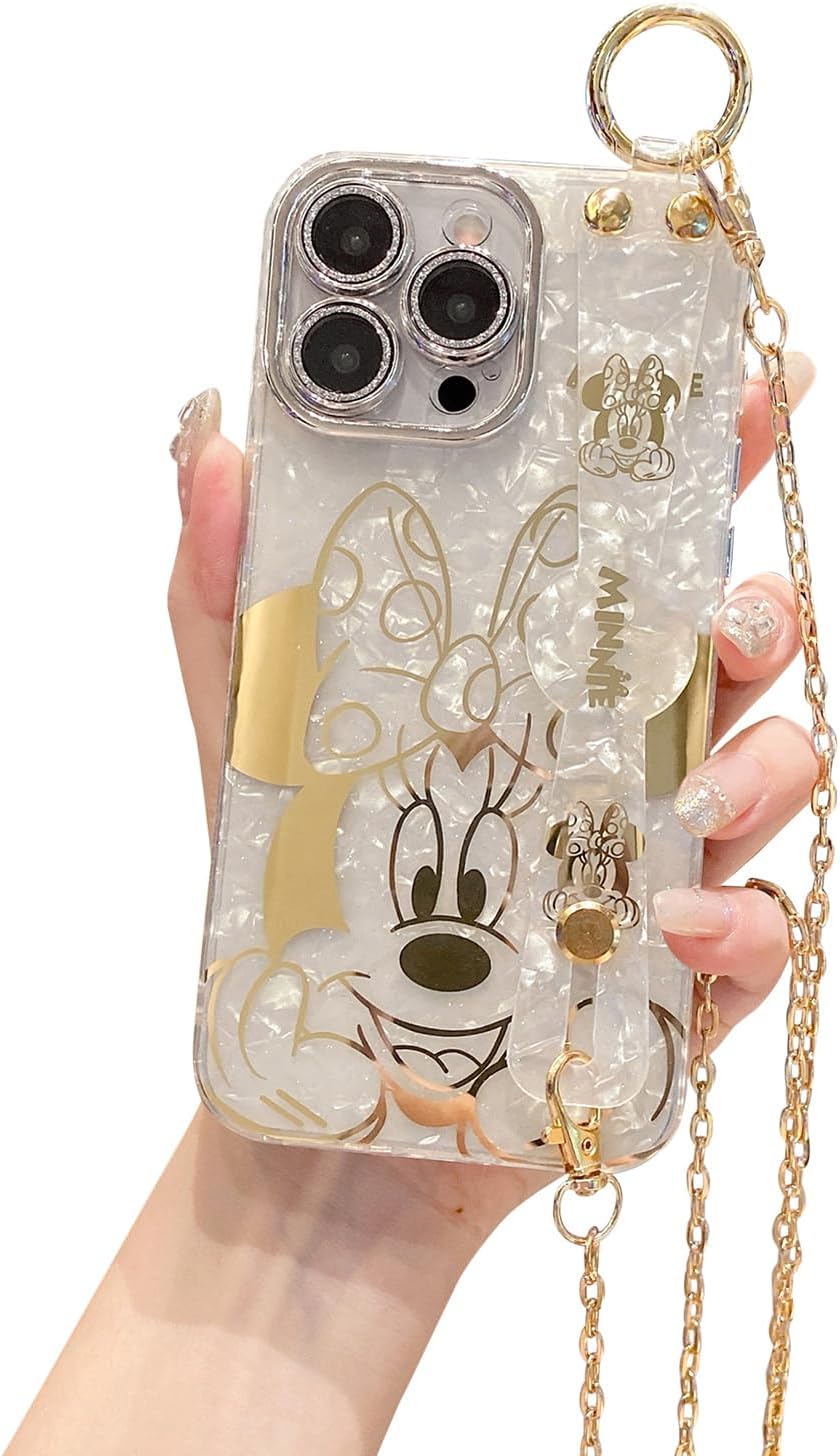 Amazon.com: Soft Silicone Minnie Mouse Case with Ring Strap for Apple ...
