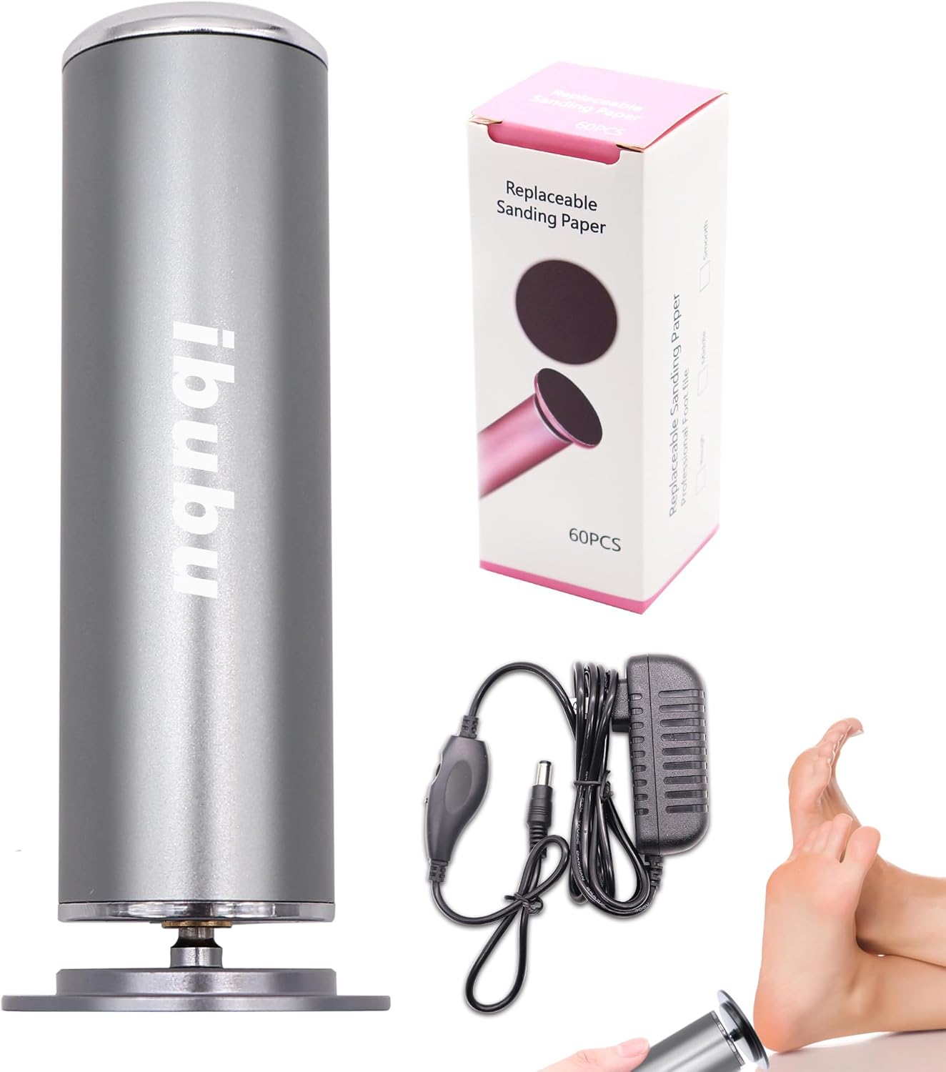 Amazon.com : ibubu Electric Callus Remover Powerful Electric Foot File ...