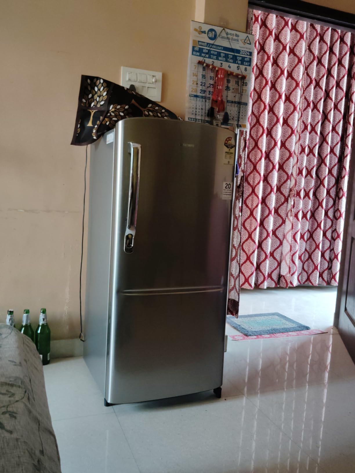 Samsung 183 L, 3 Star, Digital Inverter, Direct-Cool Single Door ...