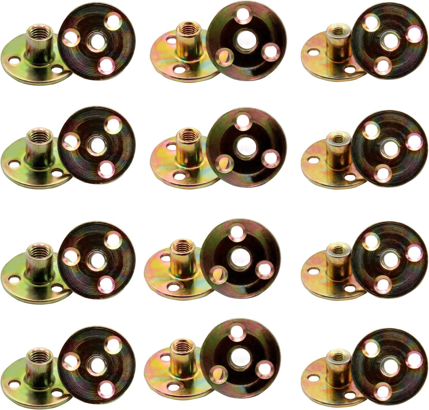 5-teilige Brad-Loch-T-Mutter M6 / M8 / M10 T-Mutter aus verzinktem ...