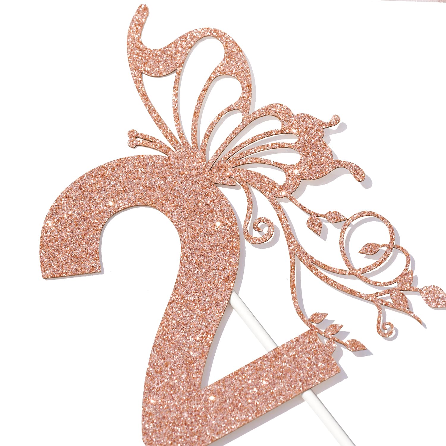 Snapklik.com : Number 2 Birthday Cake Topper - Happy 2nd Birthday Cake ...