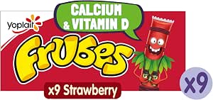 Frubes Strawberry Flavour Yogurt Tubes, 9 x 37g : Amazon.co.uk: Grocery