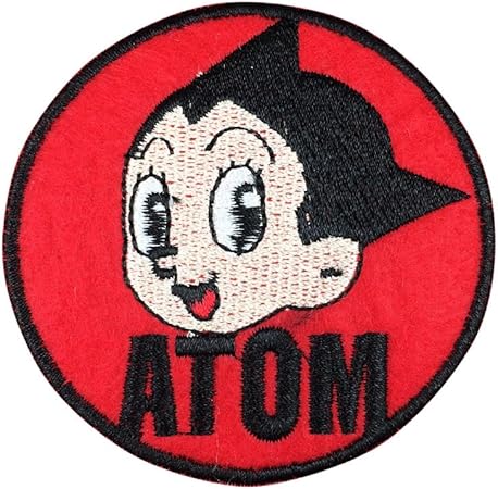 Atom Patch Embroidered Cartoon Iron On Sew On Patches : Amazon.ca: Home