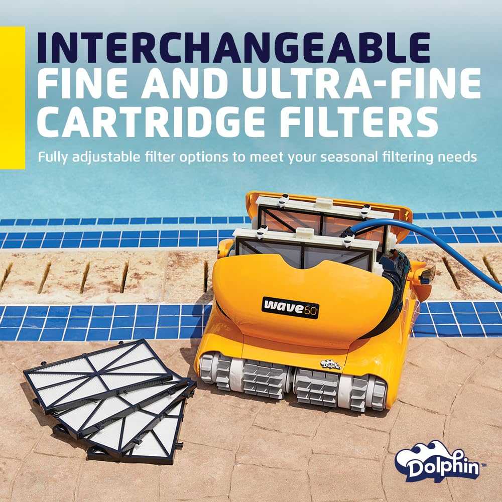 Snapklik.com : Dolphin Wave 60 Commercial Robotic Pool Vacuum Cleaner