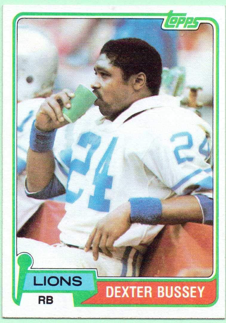 Amazon.com: Dexter Bussey 1981 Topps #362 - Detroit Lions ...