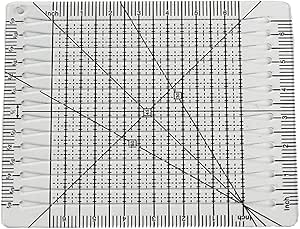 Amazon.com: Square Up Slotted Quilting Ruler Patchwork Ruler Acrylic ...