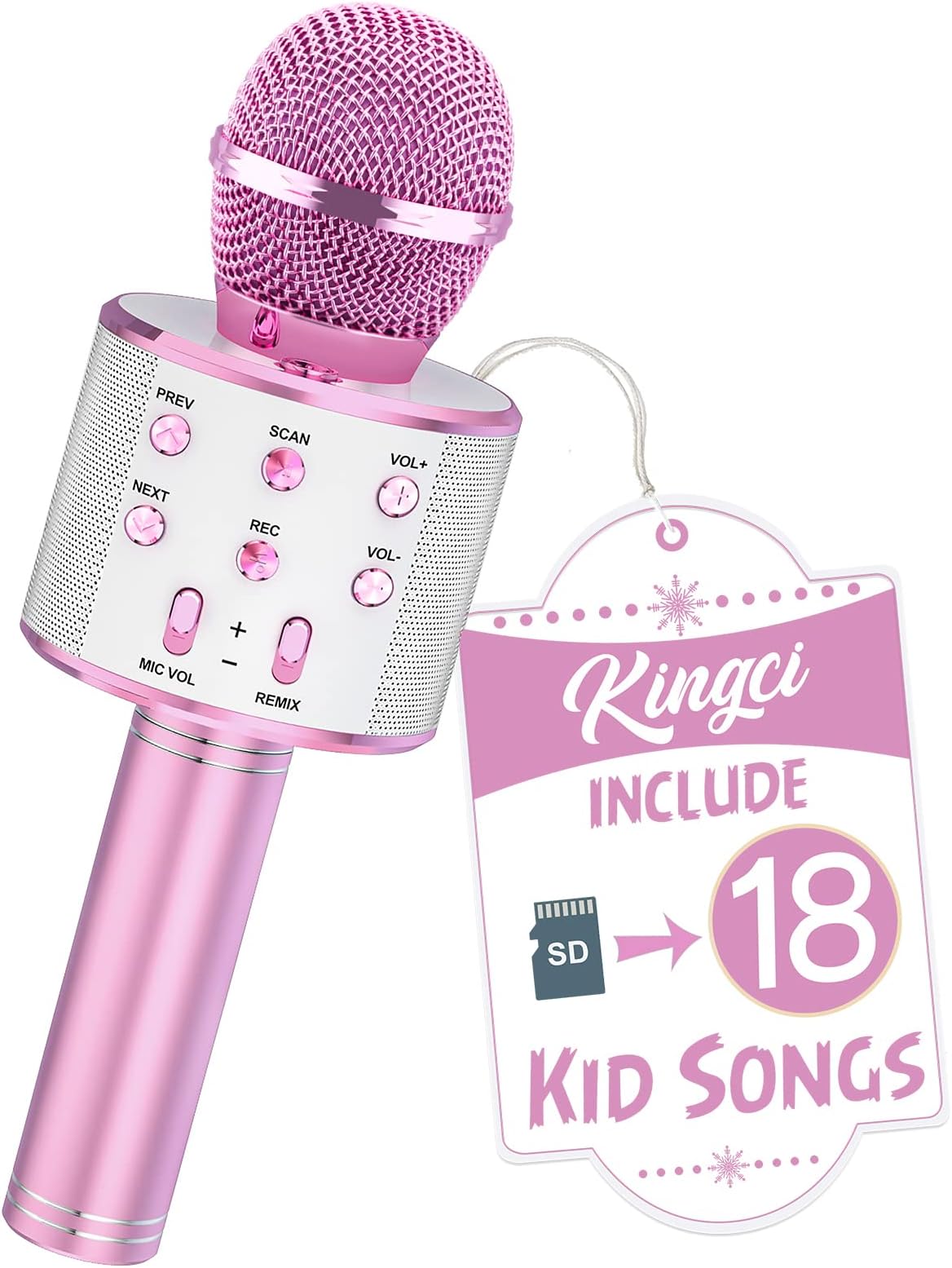 Amazon.com: eKids Disney Frozen 2 Toy Microphone for Kids with Built-in ...