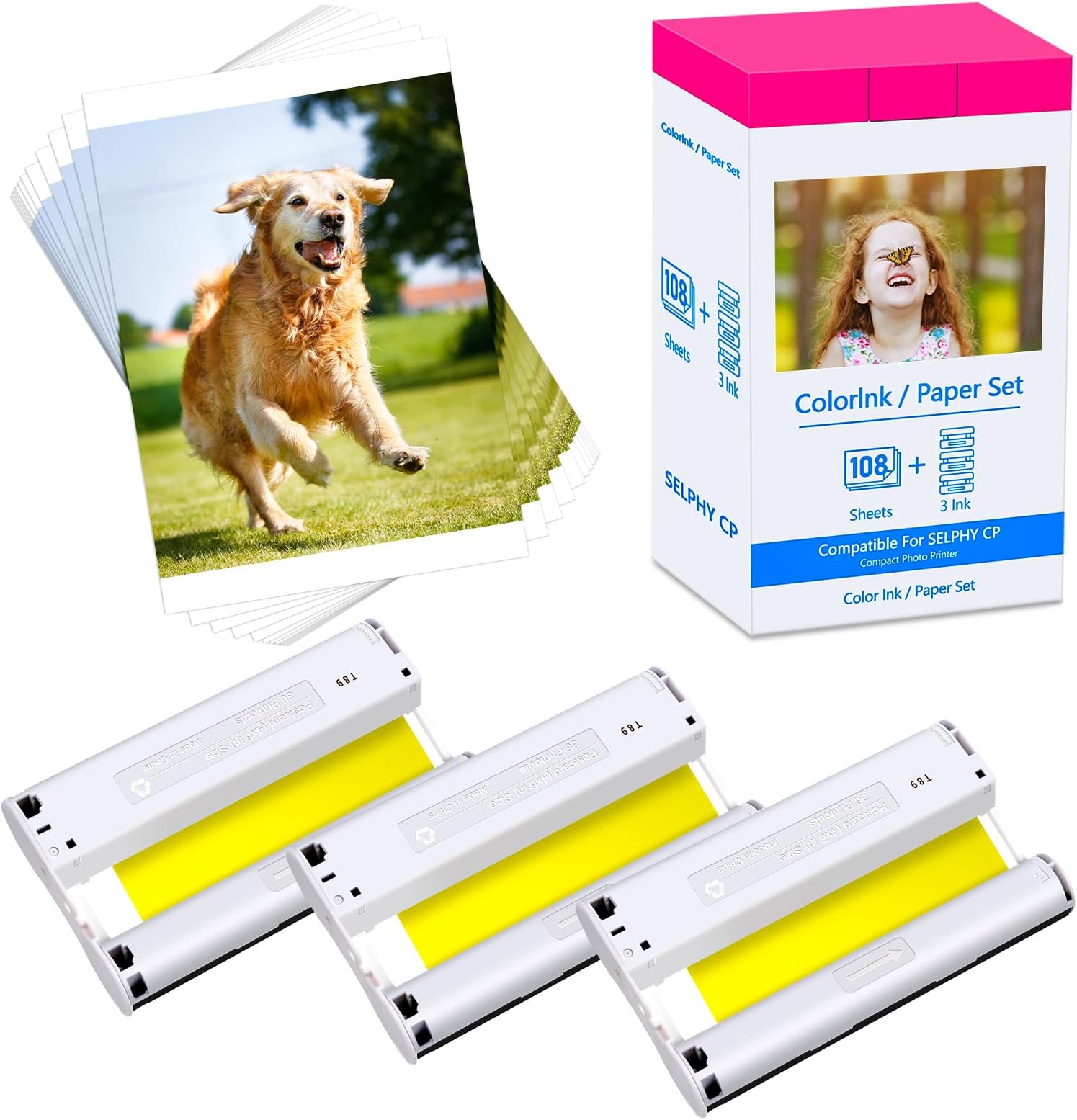 Amazon.com : Replace Selphy CP1500 Ink and Paper Compatible Canon ...