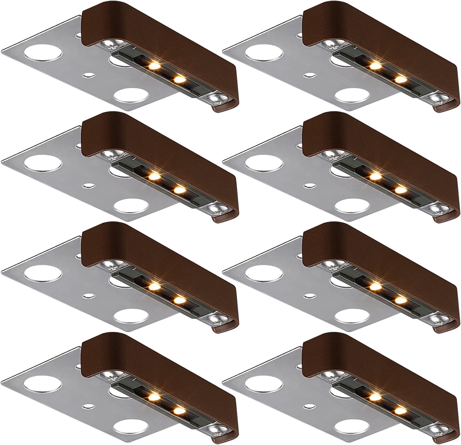 CLOUDY BAY [6 Pack] 3CCT Low Voltage LED Deck Lights Outdoor,2700K ...