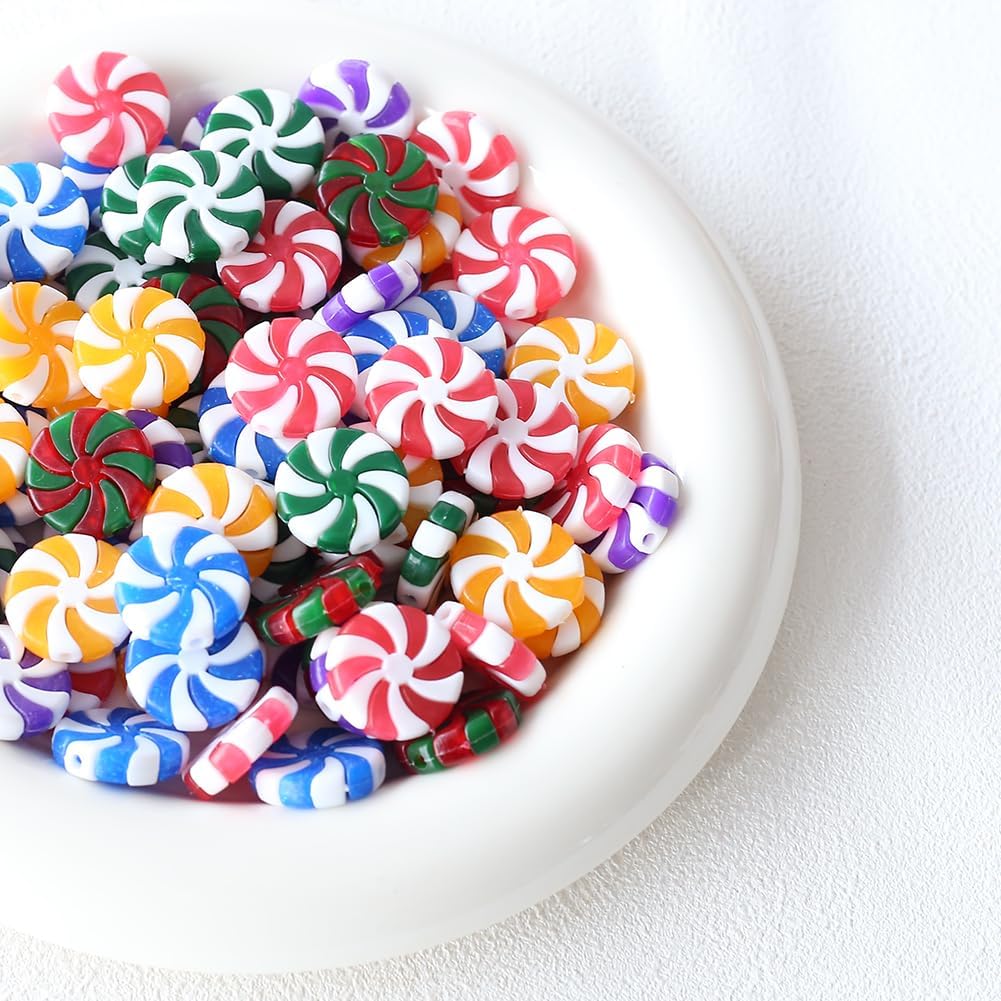 Bastón de caramelo de Navidad, 90 piezas de adornos colgantes para ...
